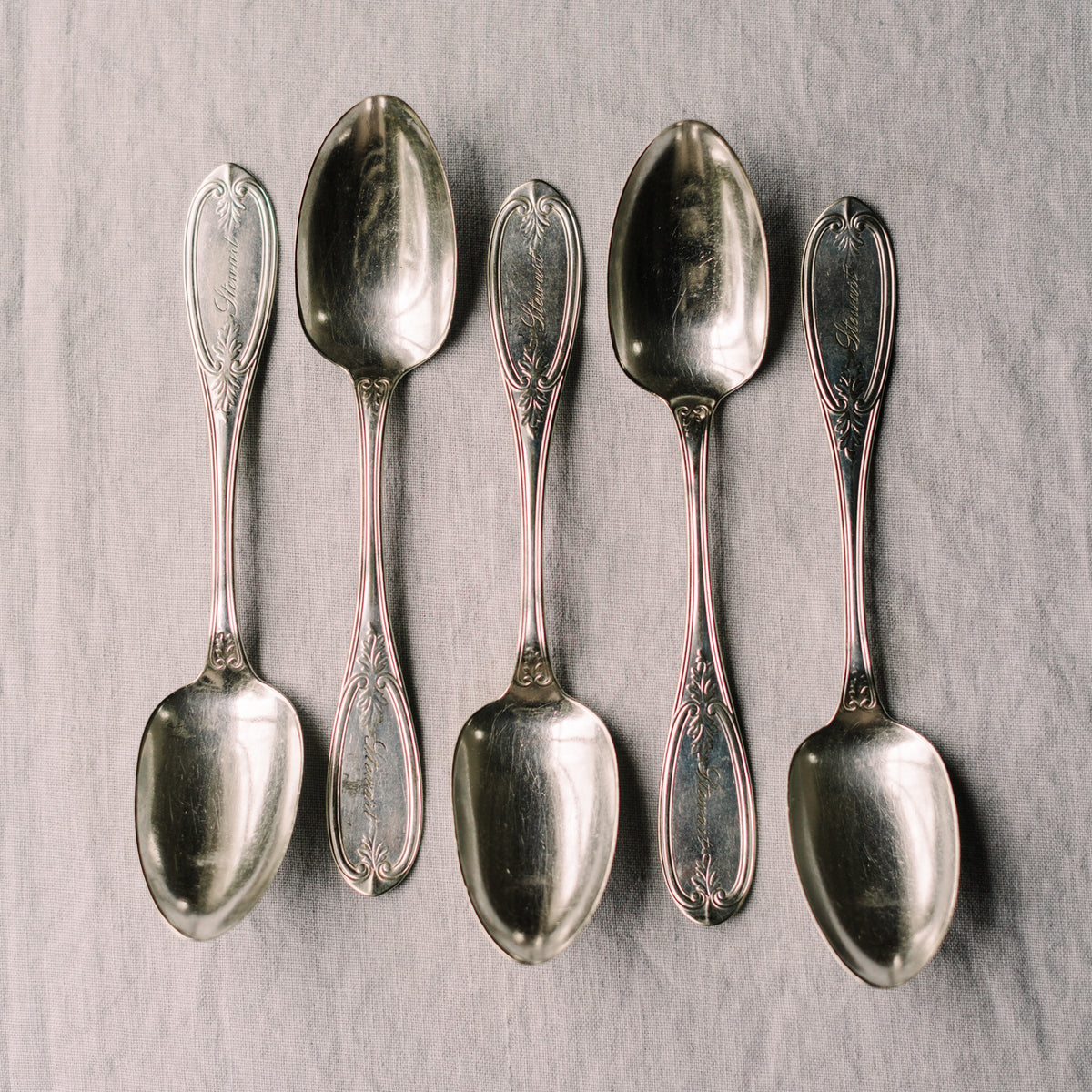 19th Century Engraved Soup Spoons – Saint Signora