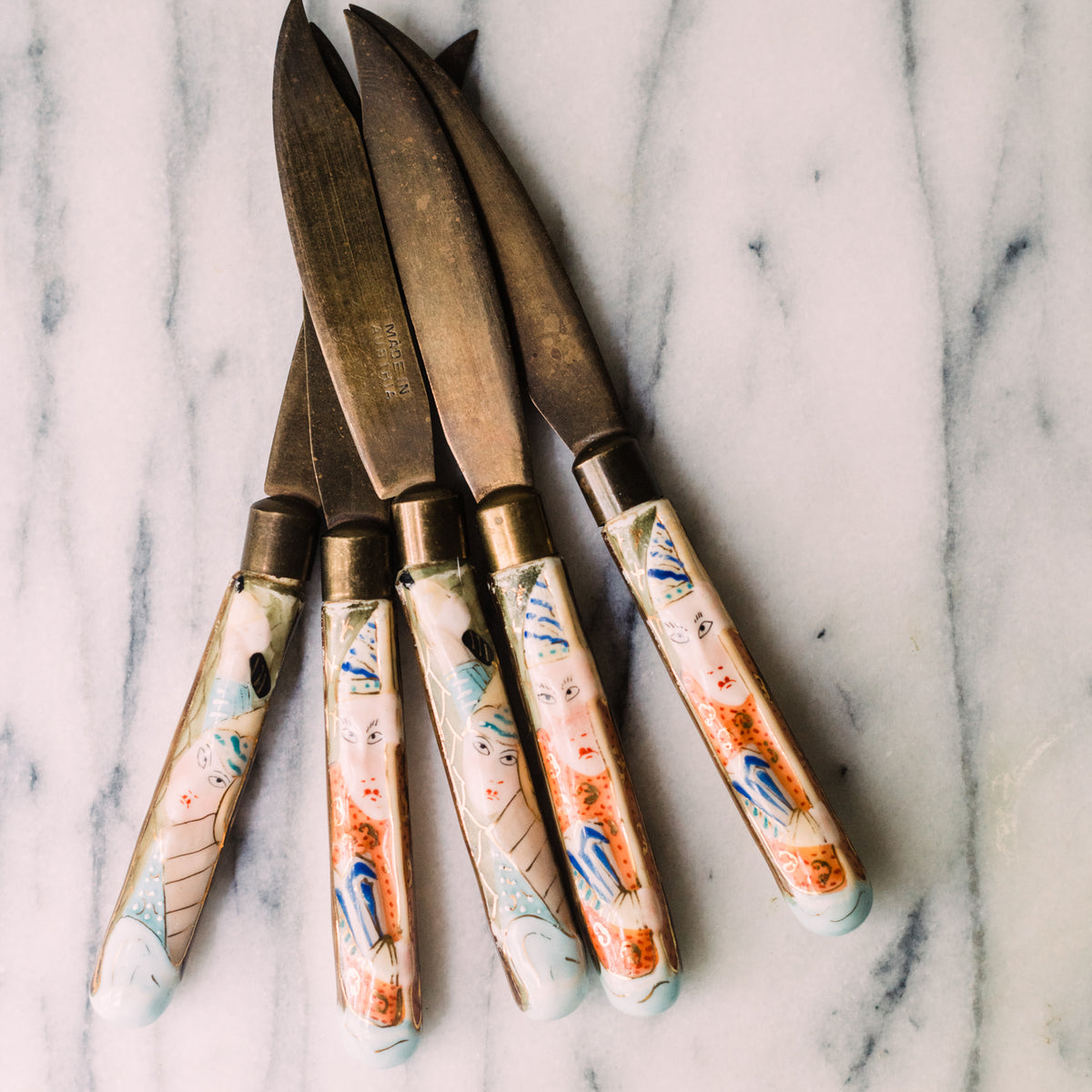 Porcelain Art Deco Austrian Fruit Knives – Saint Signora