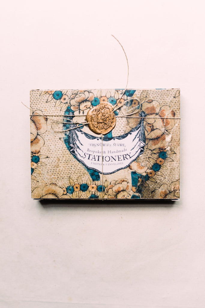 Handmade Paper Stationery Set – Saint Signora